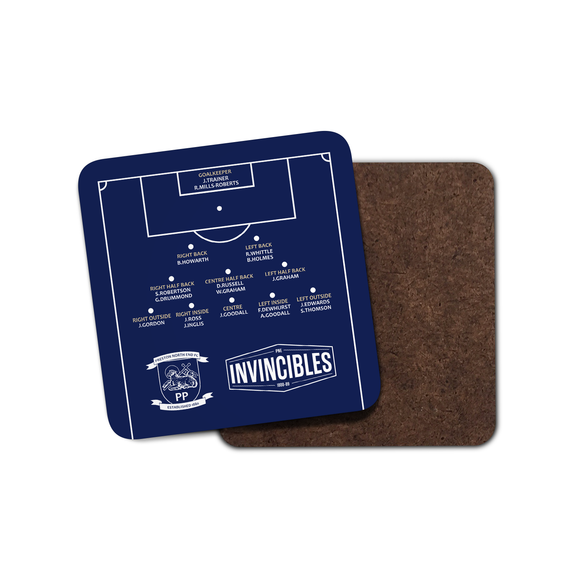 PNE Invincible's Squad Navy Coaster | The Terrace Store – The Terrace Store