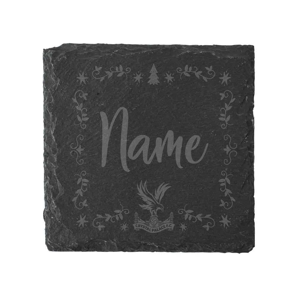 Crystal Palace Square Ornate Custom Slate Coaster – The Terrace Store