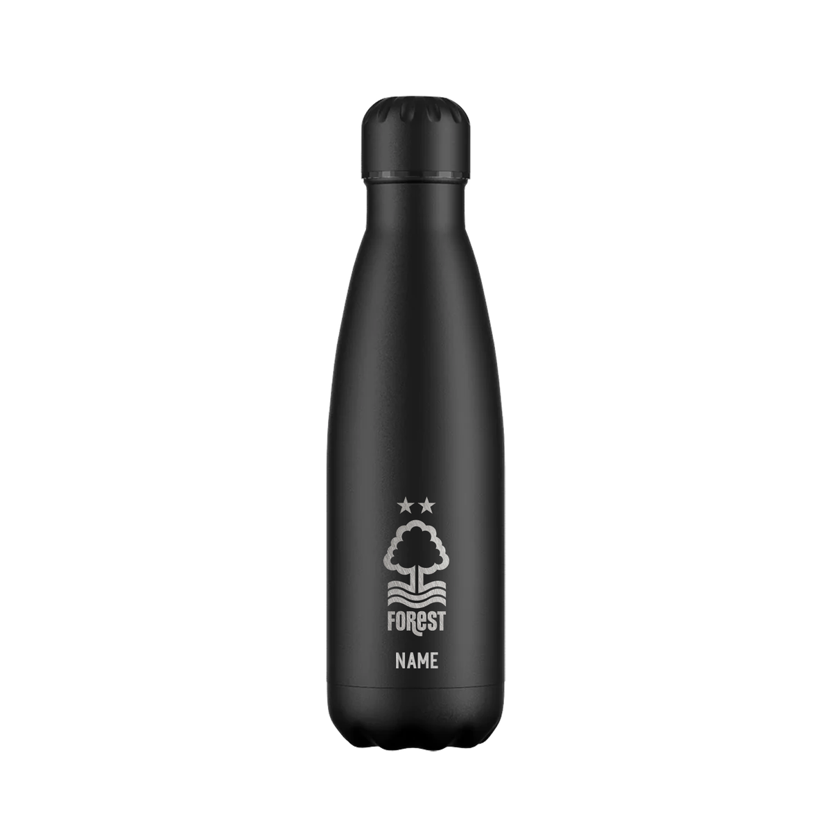 Nottingham Forest Crest Engraved Water Bottle - Black – The Terrace Store