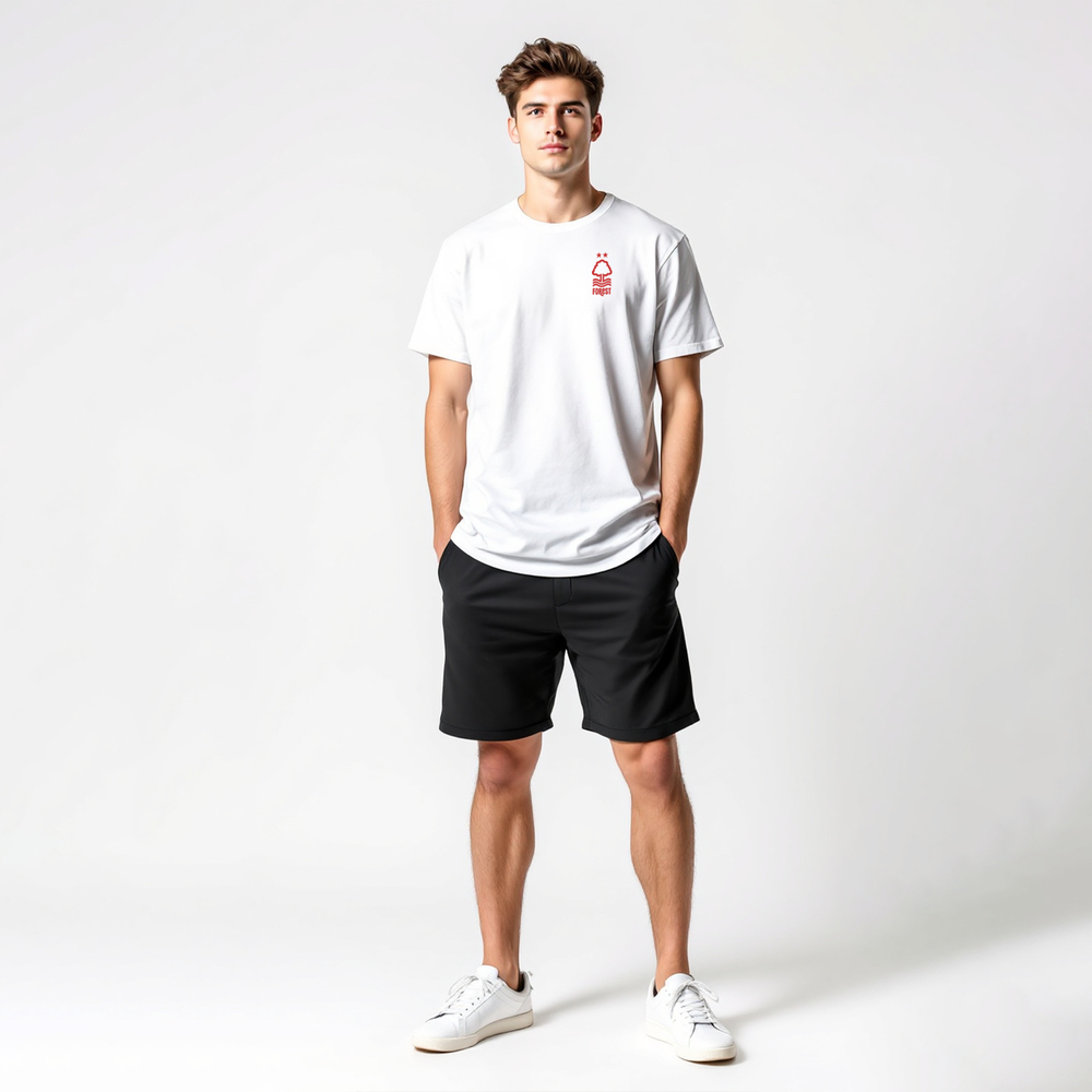 Nottingham Forest Classic White T Shirt - Red Crest – The Terrace Store