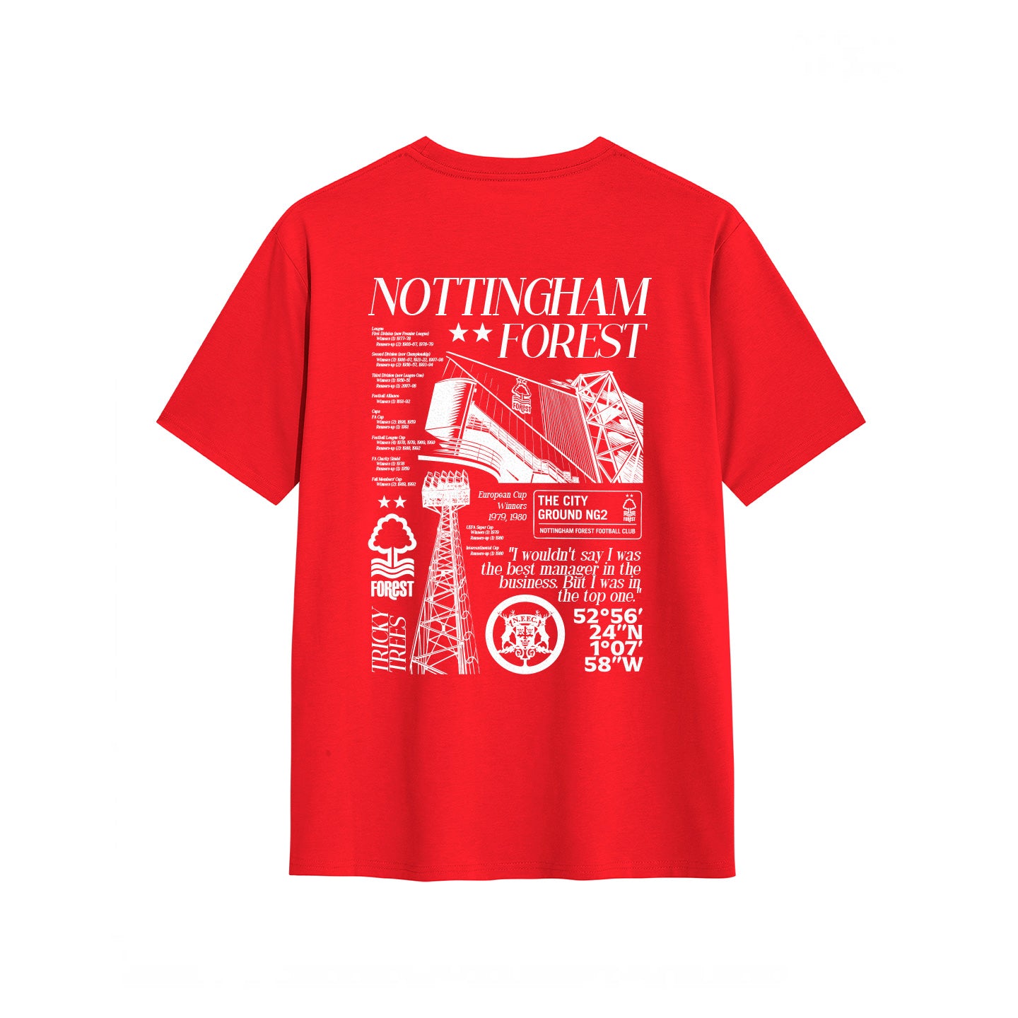 Nottingham Forest Iconic Red T Shirt – The Terrace Store