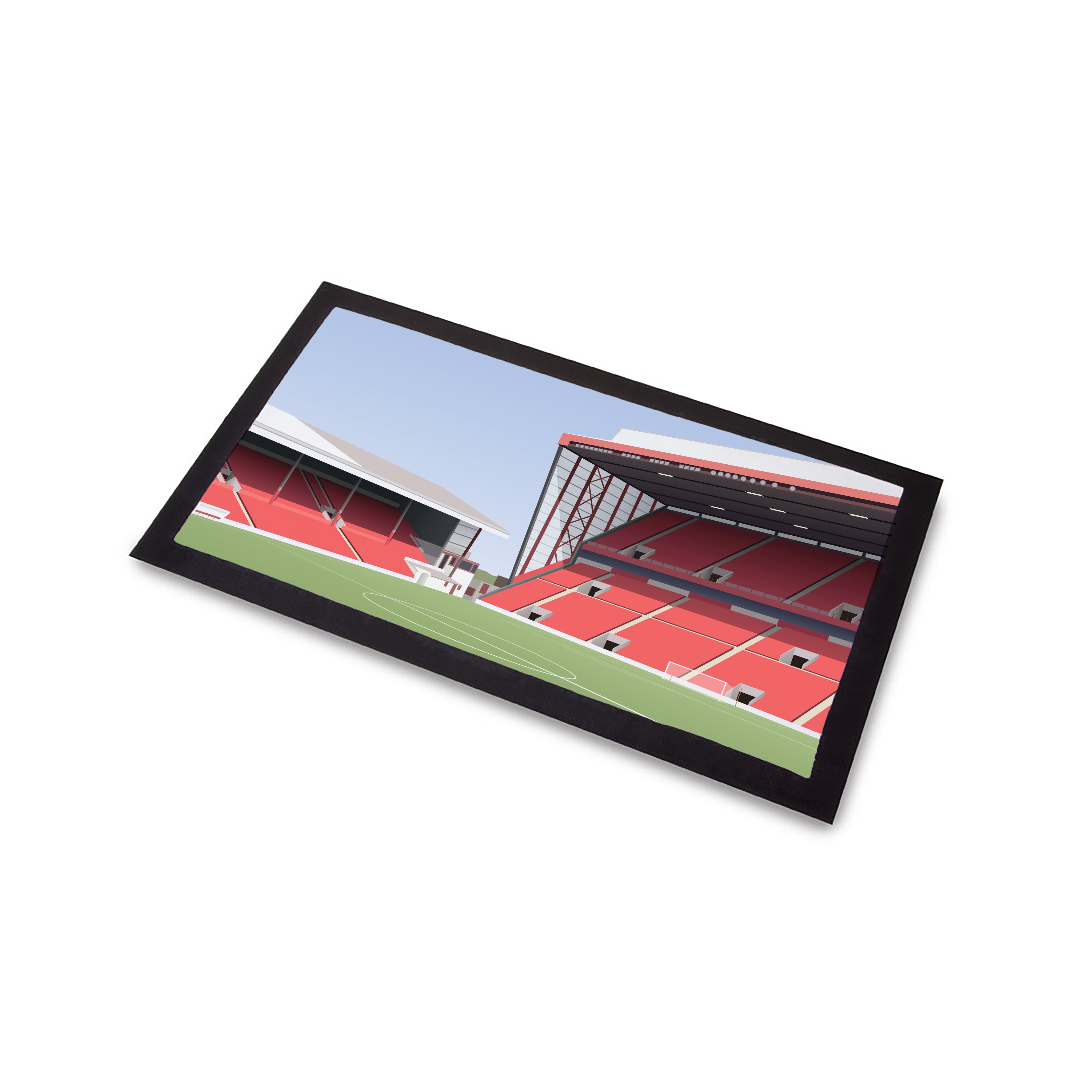 Pittodrie Illustrated Bar Runner – The Terrace Store