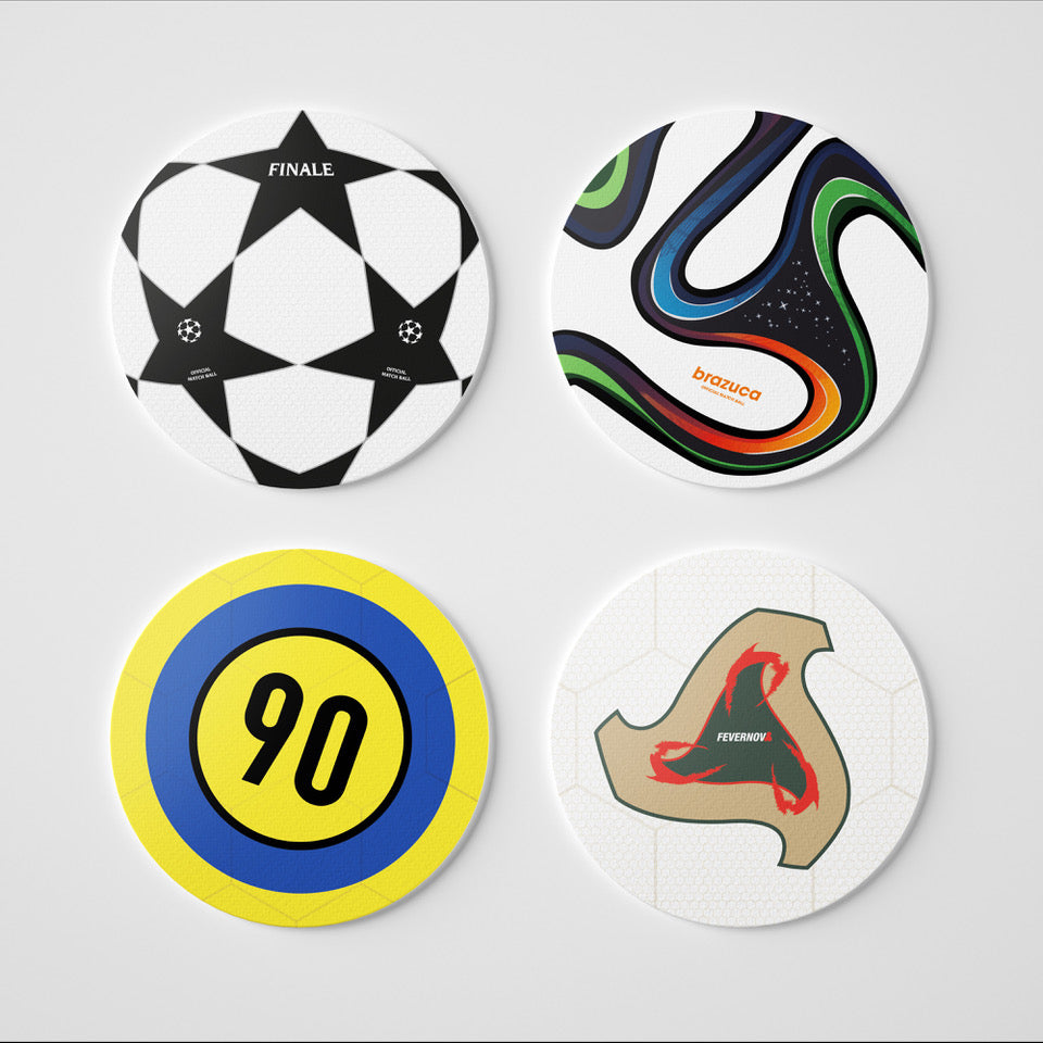 Retro Football Coaster Set | The Terrace Store – The Terrace Store