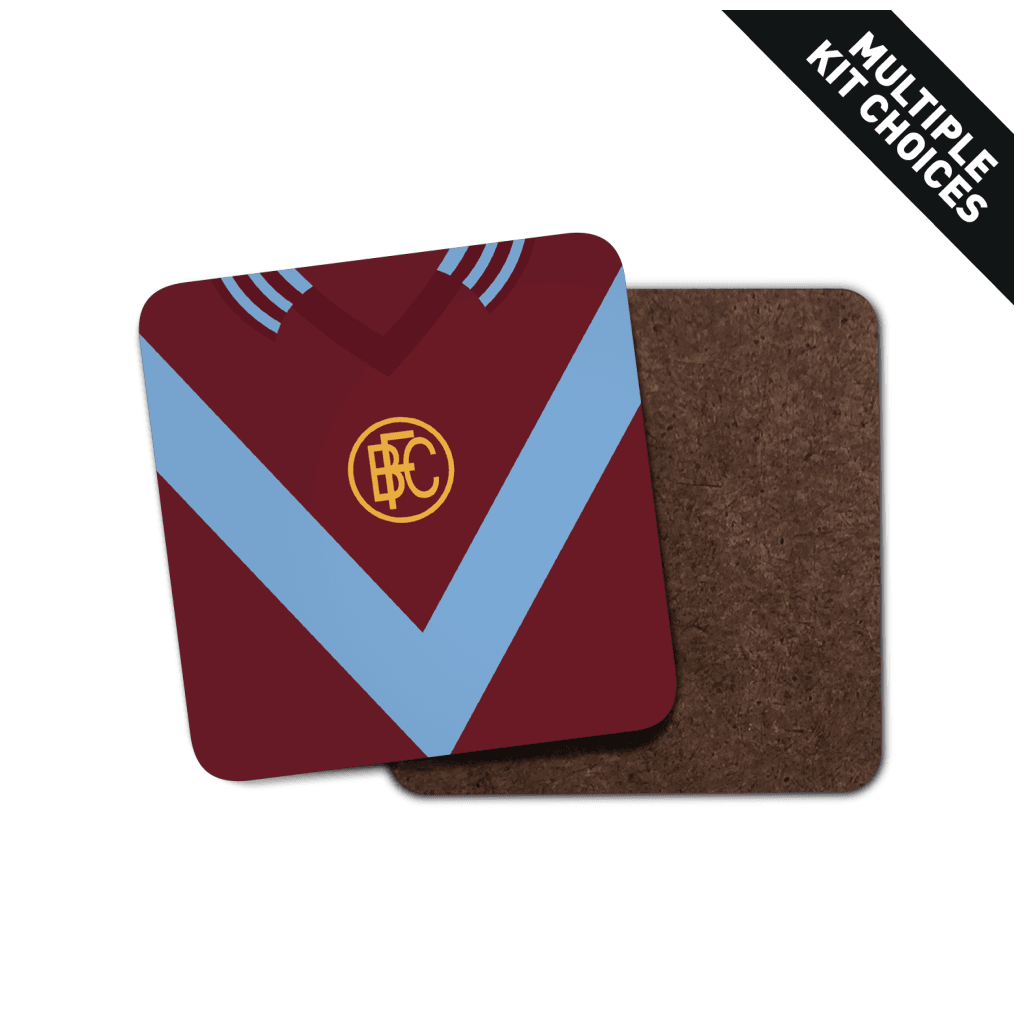 Burnley Retro Kit Coasters – The Terrace Store