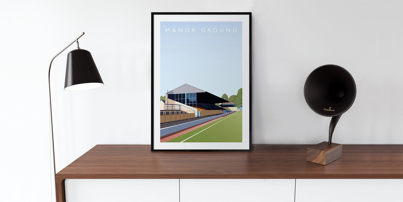 Manor Ground Illustrated Poster – The Terrace Store