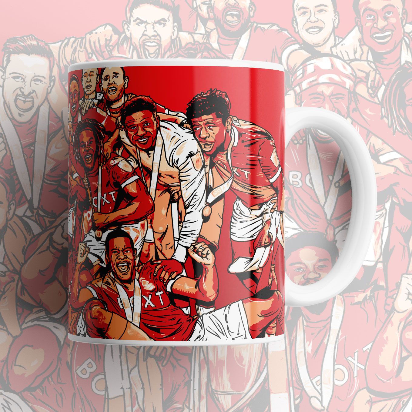 Nottingham Forest Promotion Squad Mug – The Terrace Store